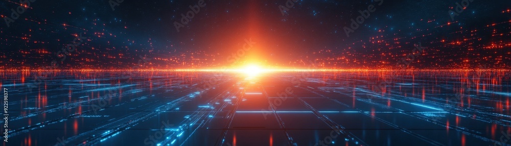 Virtual gate opening to reveal an authorized digital badge ...