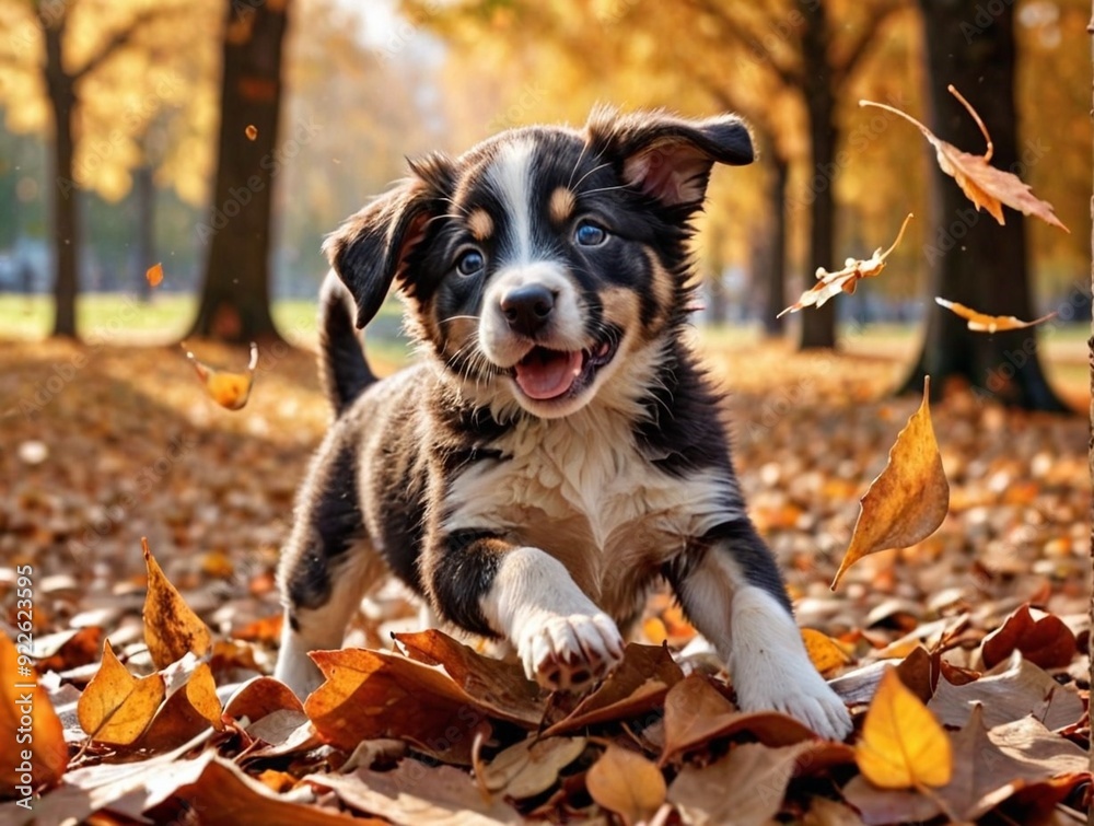Stunning high resolution photos of playful stray puppy playing in ...
