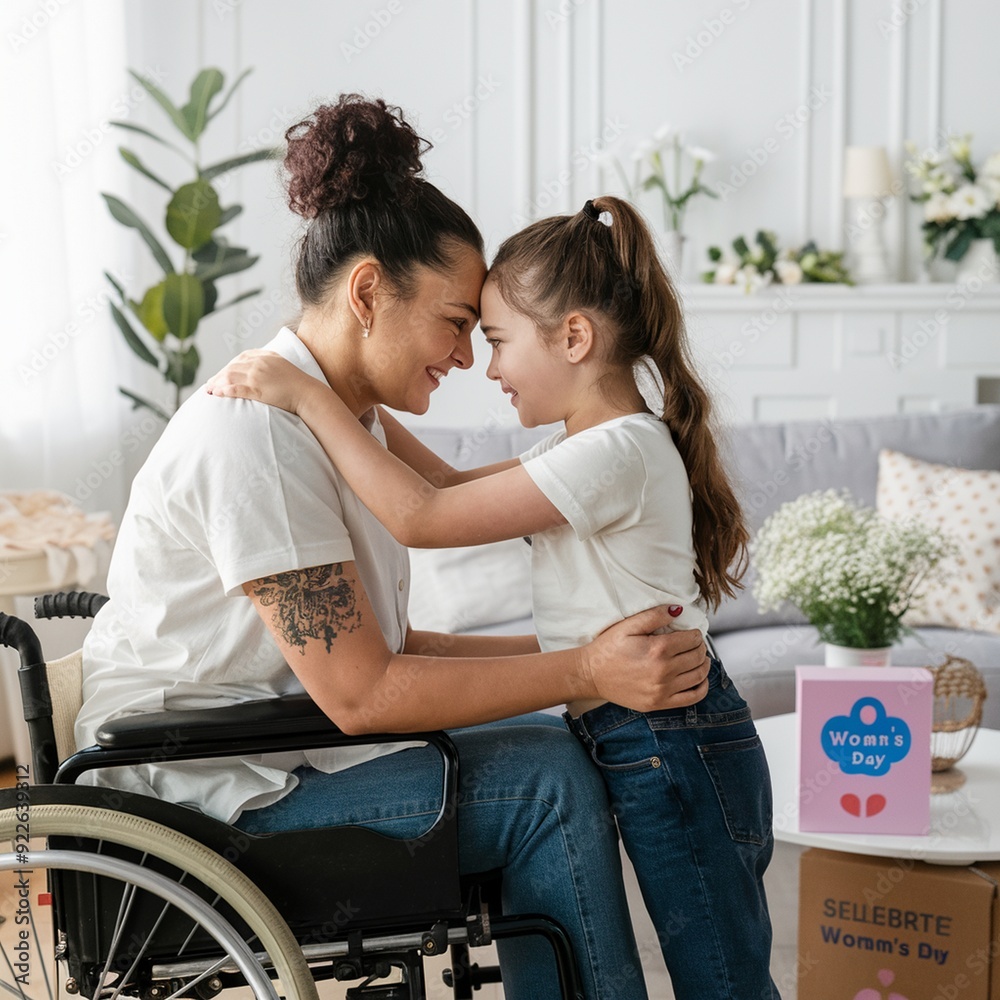 woman in wheelchair, children at home, disabled mom, mom in wheelchair ...