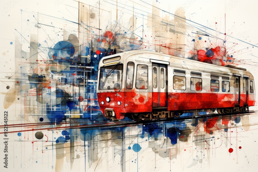 Illustrated infographic on train inertia understanding the concept ...