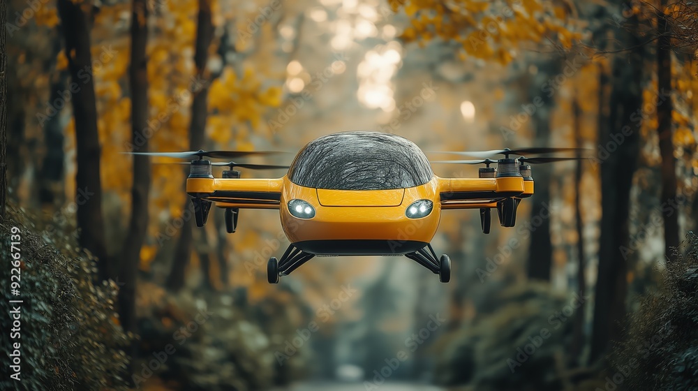 Future of urban air mobility, city air taxi, UAM urban air mobility ...
