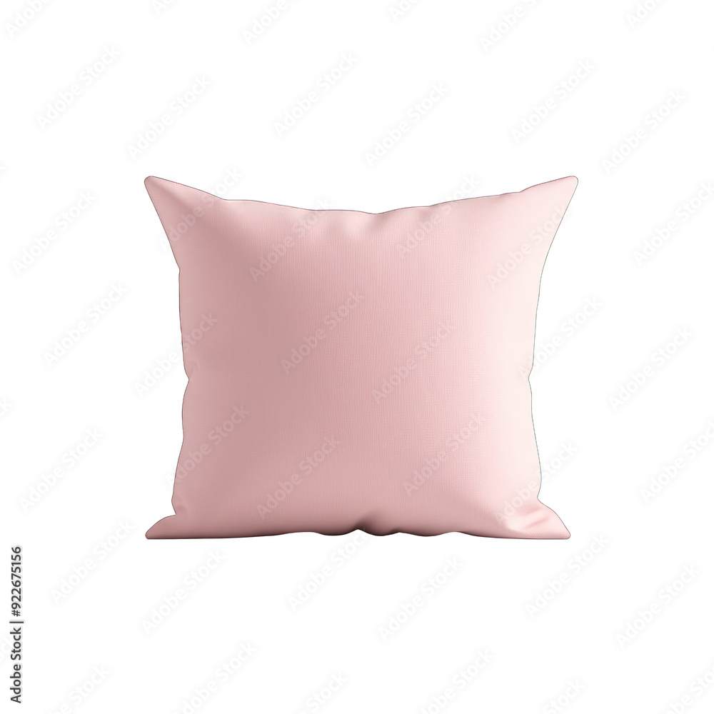 Soft pink pillow perfect for adding a touch of comfort and style to any ...