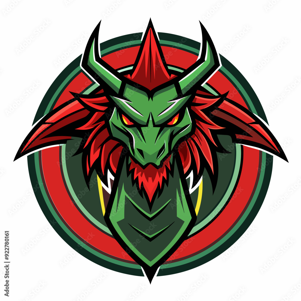 Dragon logo, esport logo, esports logo, dragon symbol, red dragon ...
