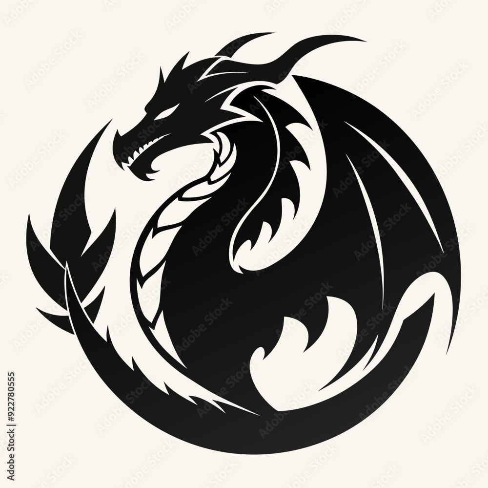 Dragon logo, esport logo, esports logo, dragon symbol, red dragon ...