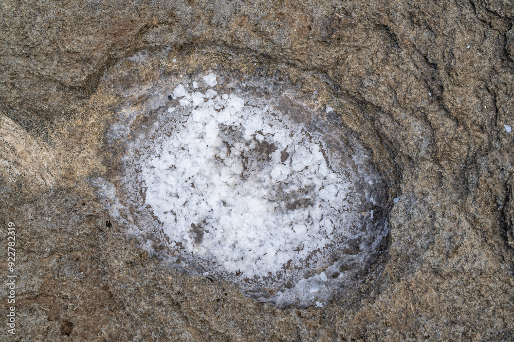 Haloclasty (also called salt weathering) is a type of physical ...