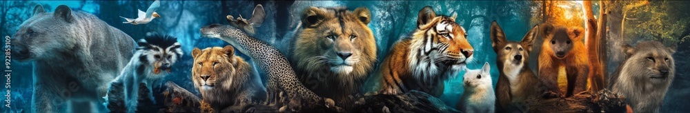 World Animal Day Collage Design: A Heartfelt Mosaic Celebrating the ...