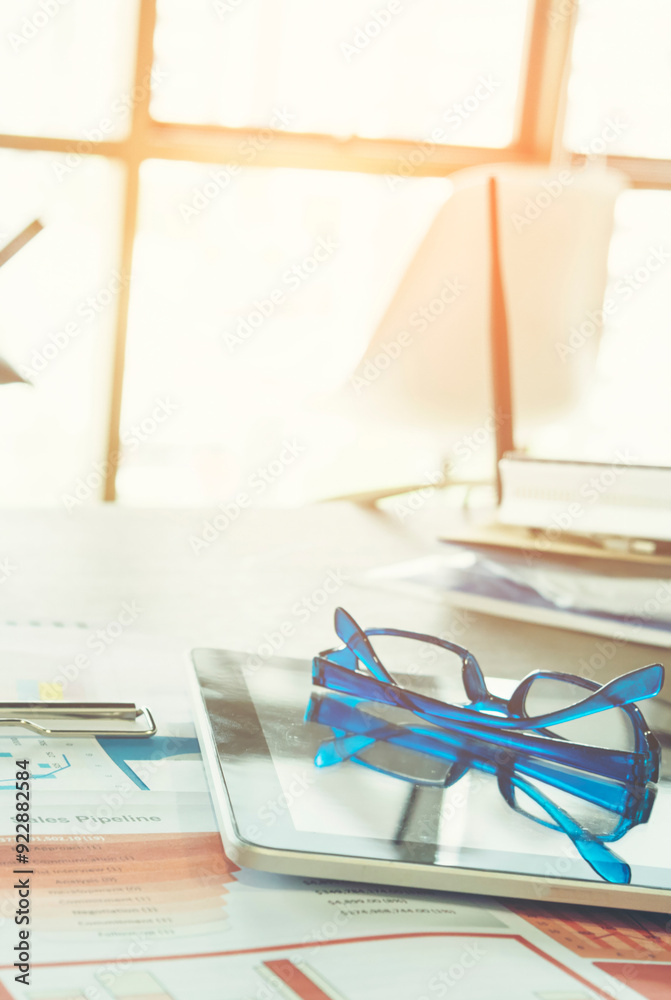 Vertical Excel graph with Spreadsheet Document showing Information ...