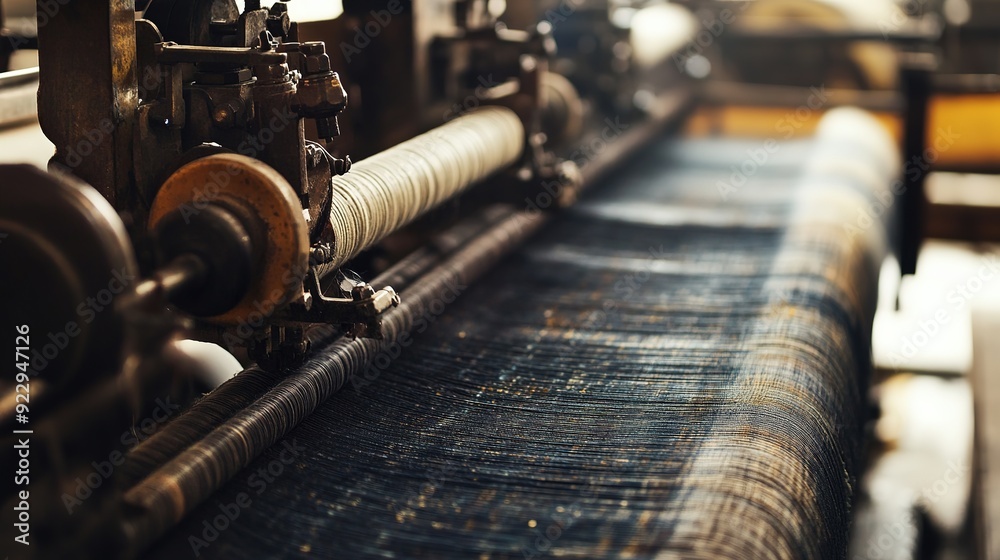 Innovative textile manufacturing process showcasing the intricate steps ...