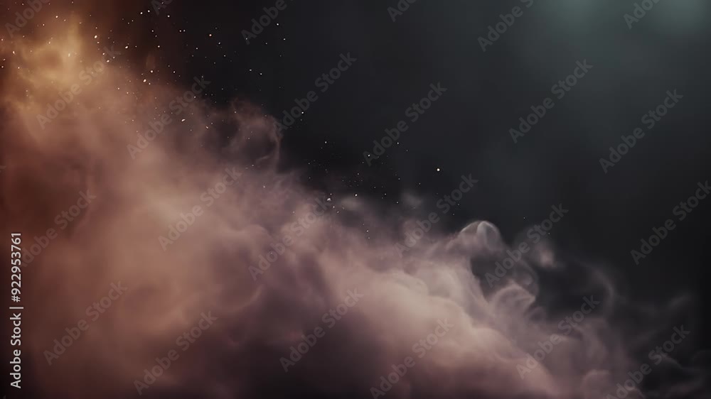 light ray dark smoke mockup abstract spotlight smokey stage template ...