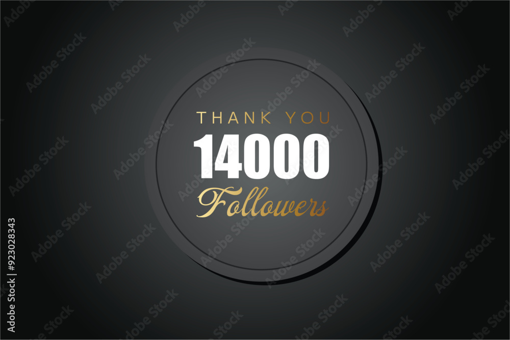 14000 OR 14K followers celebration. Thank you 14000 followers ...