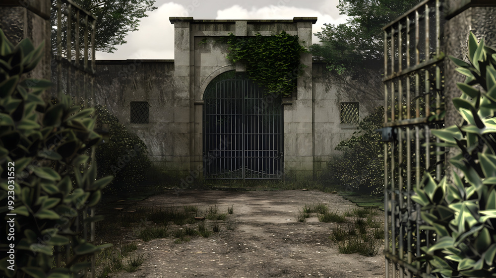 Controlled Environment: The Gated Compound and Guarded Entrance ...