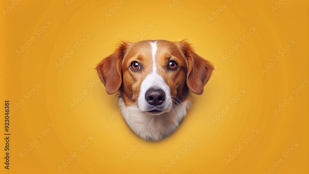 Minimalistic dog profile picture icon, gravatar, profile picture ...