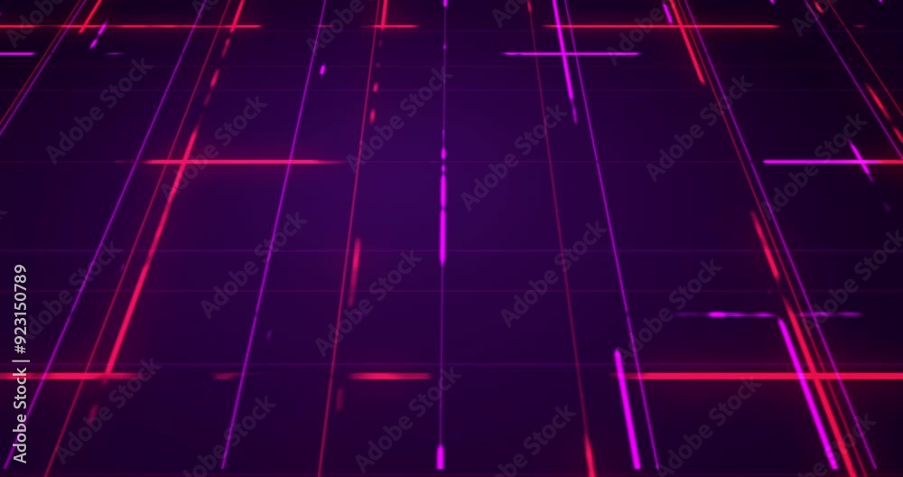 Technology advanced grid flowing background 4K. Corporate geometry ...