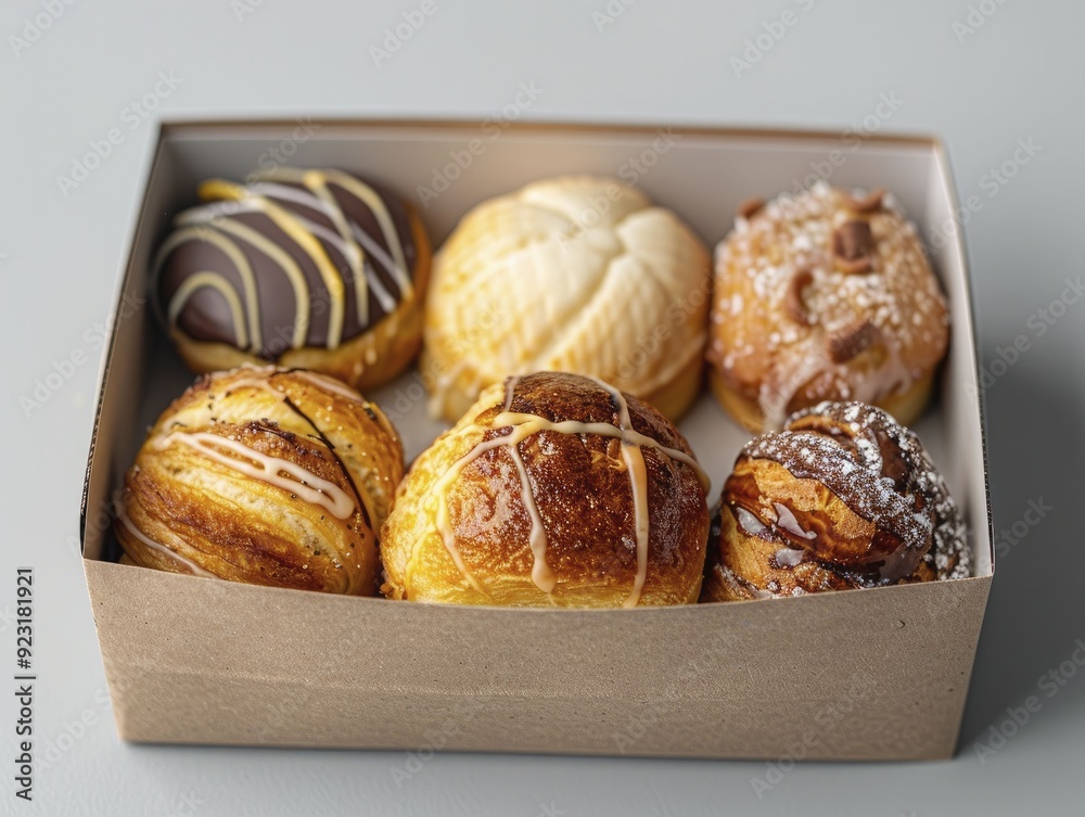 Dynamic and stylish pastry box designs tailored for sports-themed ...