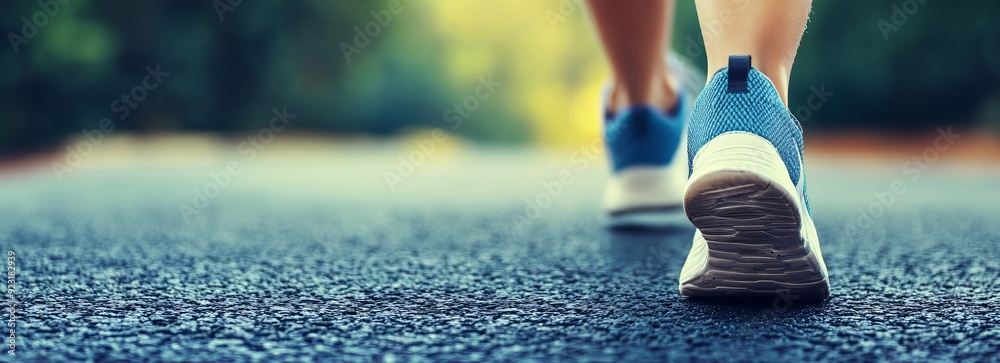 The benefits of regular physical activity banner with copyspace for ...