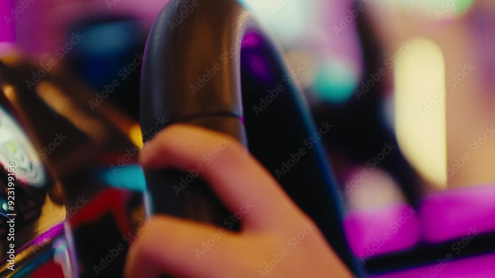 video games kids playing driving controlling a steering wheel joystick ...