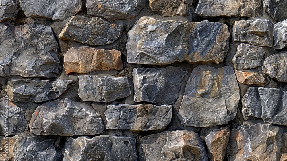 Earthy Organic Stone Texture Background with Detailed Rough Textures in ...
