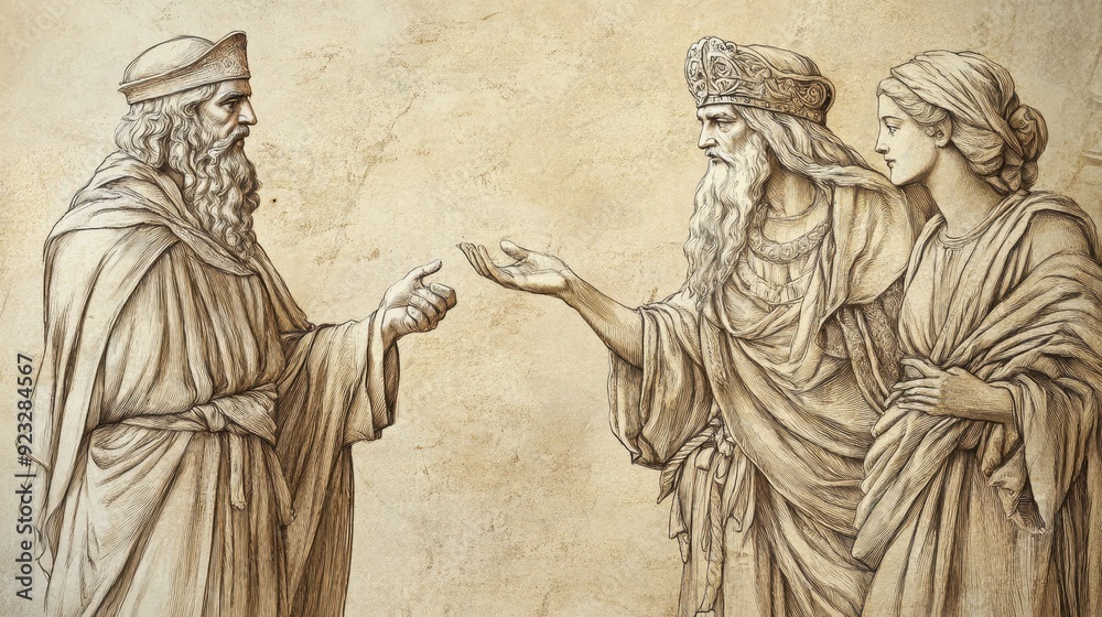 Biblical Illustration of The Death of David and the Reign of Solomon ...