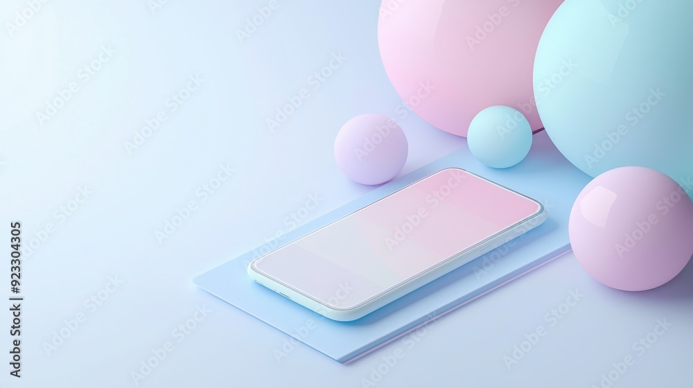 Minimalist wireframe of a mobile app, highlighting a userfriendly ...