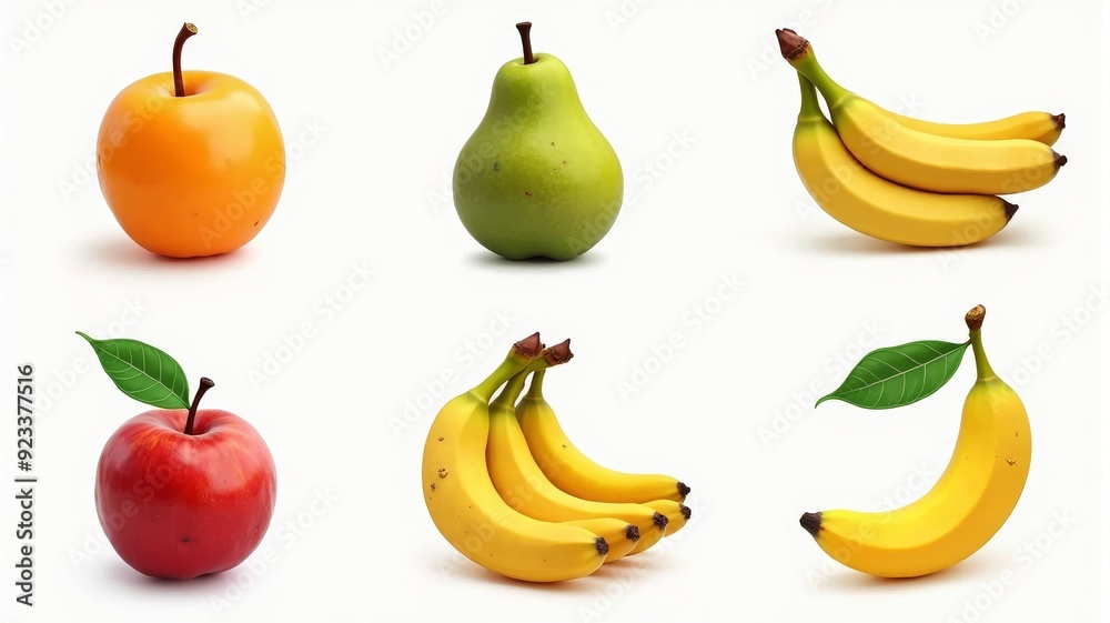 Fresh and Vibrant Assorted Fruits with Perfect Lighting â€“ Apple ...