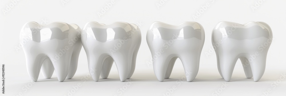 Tooth Isolated. Dental Health Concept - Dental Care and Hygiene Kit of ...