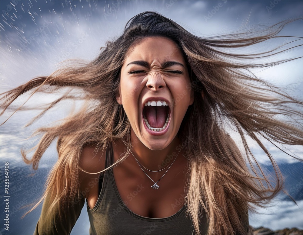 Poster The Fury Unleashed A young woman, consumed by rage, unleashes a ...