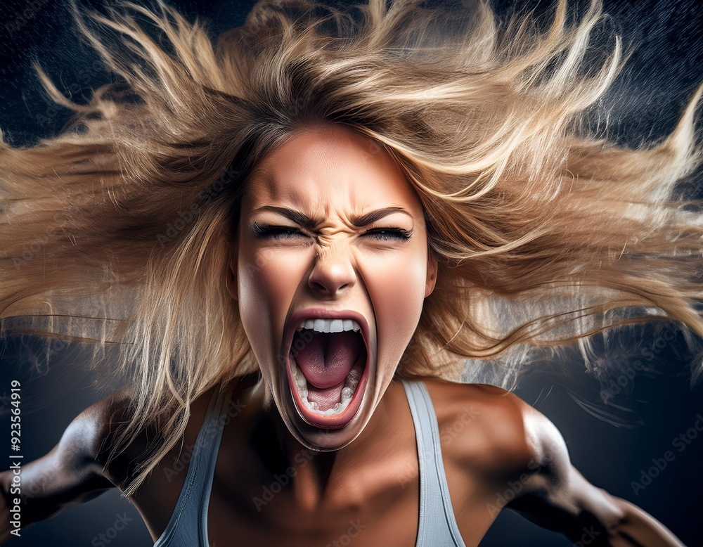 The Fury Unleashed A young woman, consumed by rage, unleashes a primal ...