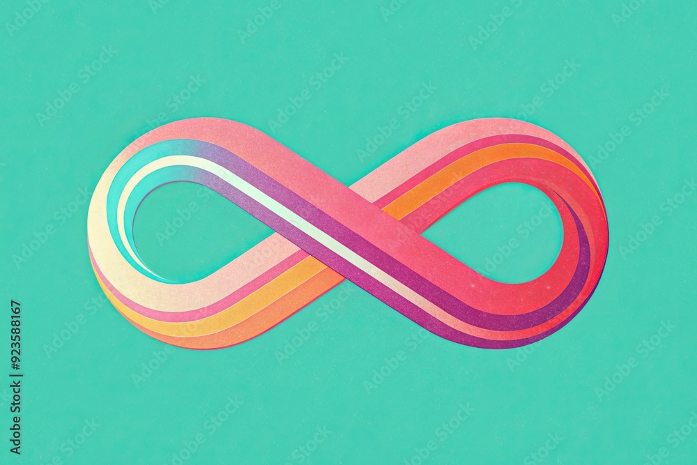 Gradient Infinity Loop background noise texture color gradient with ...