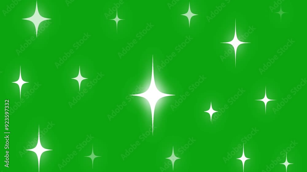 white star blinking, twinkling Star or blinking light effect on black ...