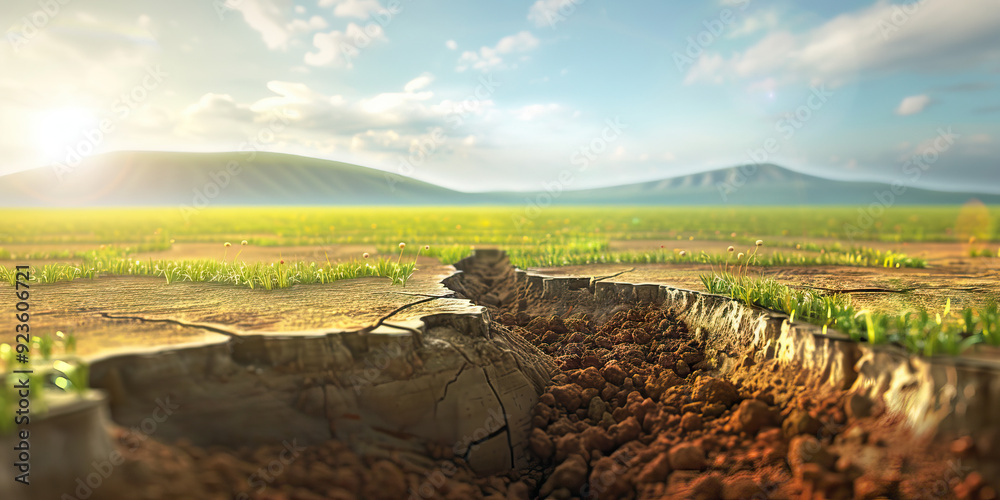 Land degradation is the creeping desert of destruction, eroding fertile ...