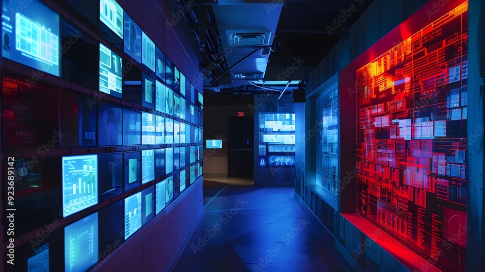 A high-tech vault containing bit-by-bit copies of digital storage ...