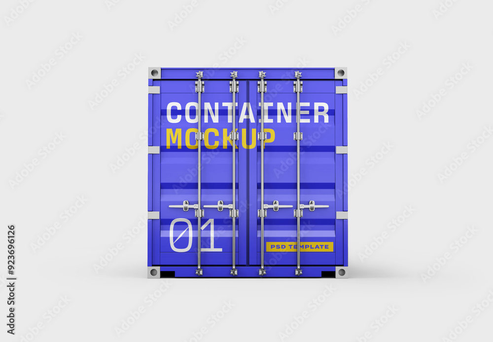 Shipping Container Mockup Stock Template | Adobe Stock