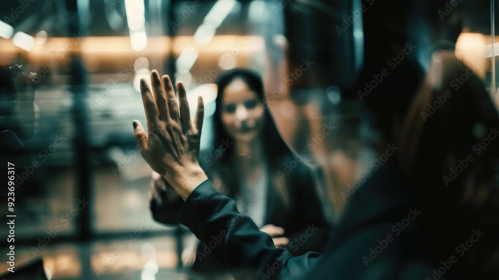 Picture of generous people high five for friendship or successful ...