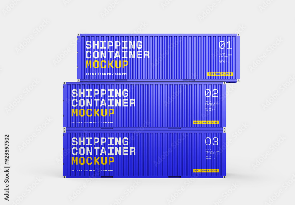 Shipping Container Mockup Stock Template | Adobe Stock