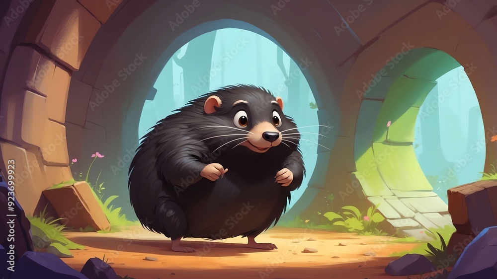 margo the magical mole a mole with the power to create game concept ...