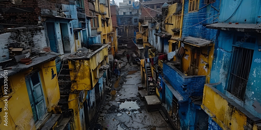 Stark Depiction of an Indian Slum: Economic Hardship, Garbage, and ...