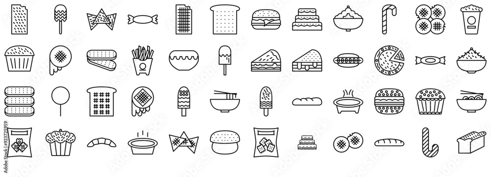 Mega Set Of Vector Delicacies Vector Symbols Apps, Websites Ui Designs ...