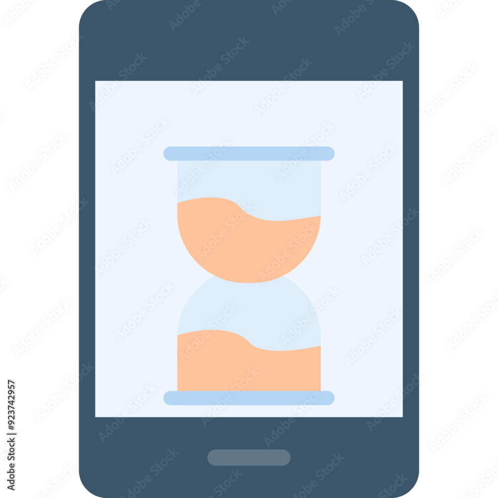 Time Tracker App Icon Stock Vector | Adobe Stock