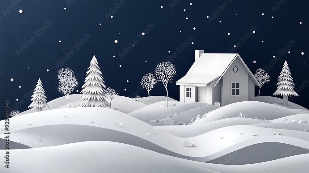 Winter White Vietnamese Papercraft: Detailed Assembly Process on Dark ...