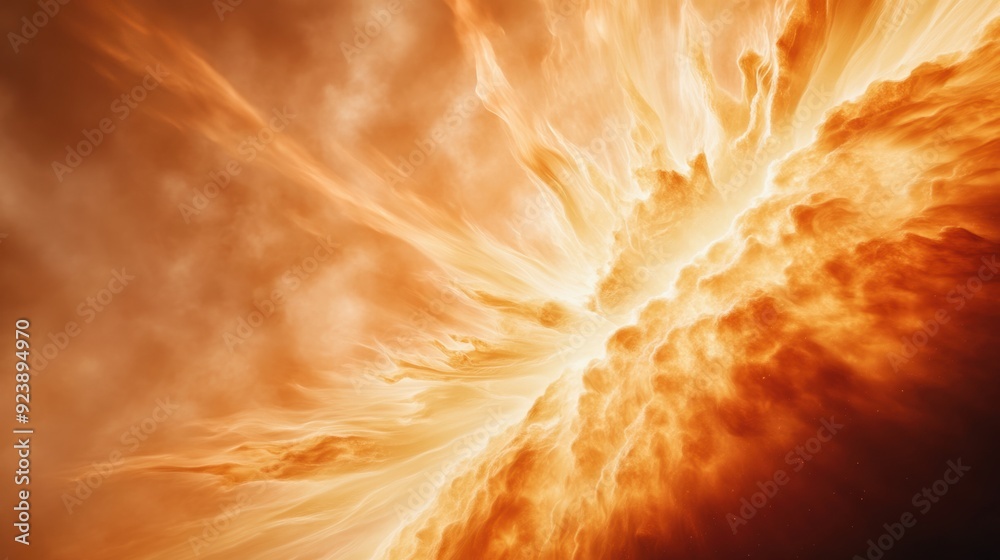 Intense Solar Flare with Plasma Eruption Against the Sun’s Surface, ai ...