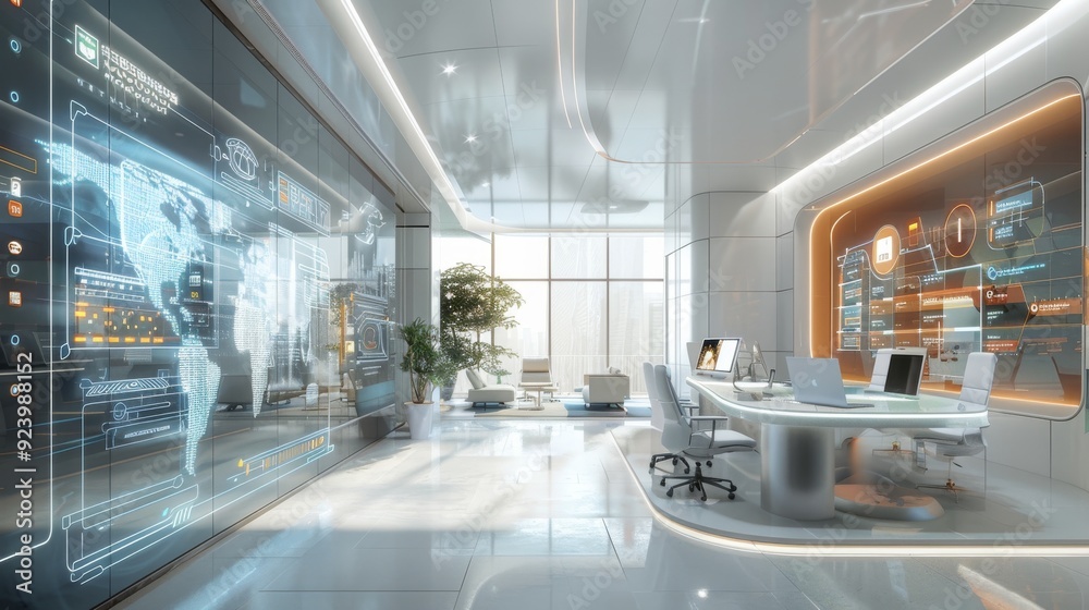 Futuristic Collaborative Workspaces: Office spaces designed with ... Futuristic Collaborative Workspaces: Office spaces designed with ...