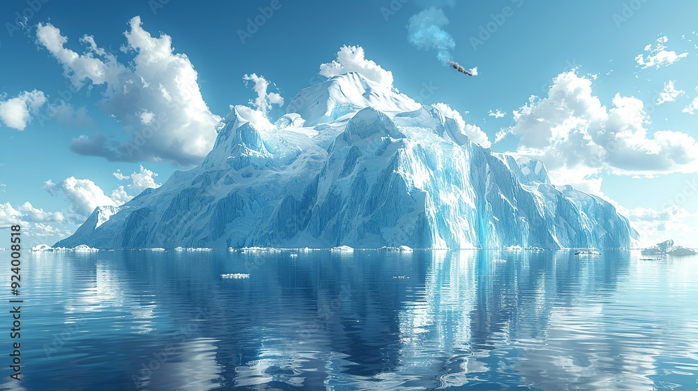 Visualize global climate change with a striking image of melting ...