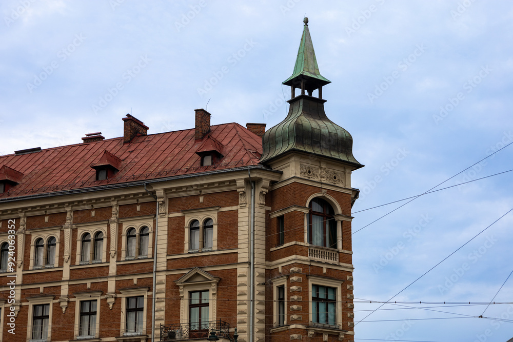 Poland, Europe, 2 August 2024: Churches, historical buildings Stock ...