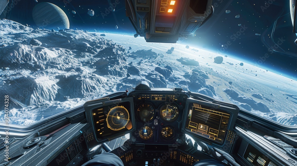 Interactive Space Tourism Experience: A VR scene allowing users to ...