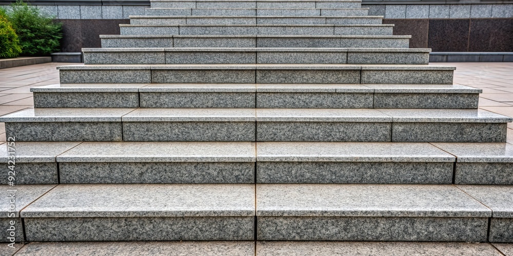 Anti-slip square step on granite stairs, anti-slip, step, square ...
