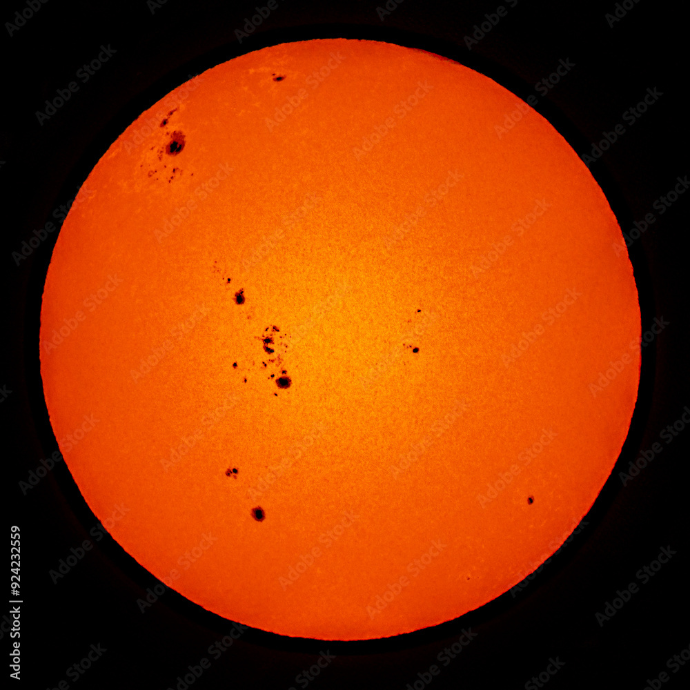 Poster Sunspots are phenomena on the Sun's photosphere that appear as ...