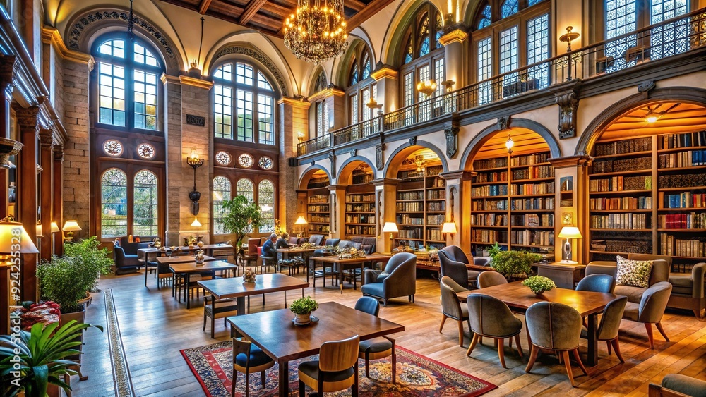 Historic cultural center featuring a beautifully restored library and ...