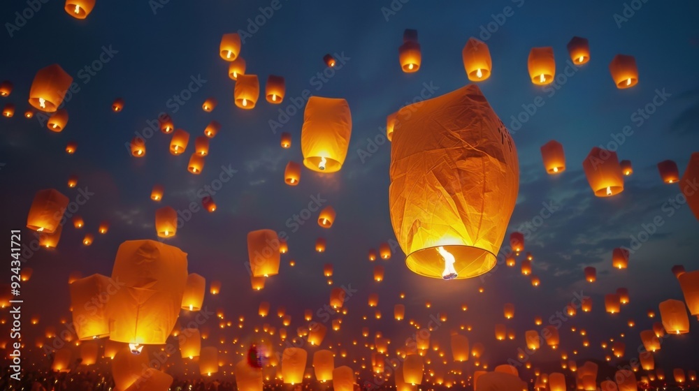 Sky Lantern Release: Celebrate with a sky lantern release. Write your ...