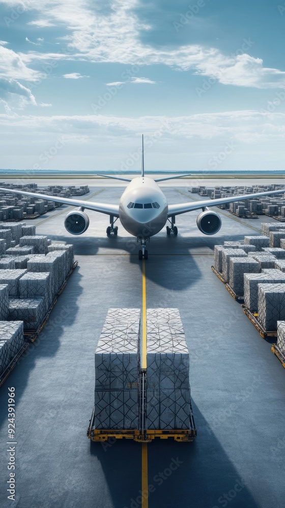 Massive cargo planes loaded with aerospace parts highlight the scale of ...