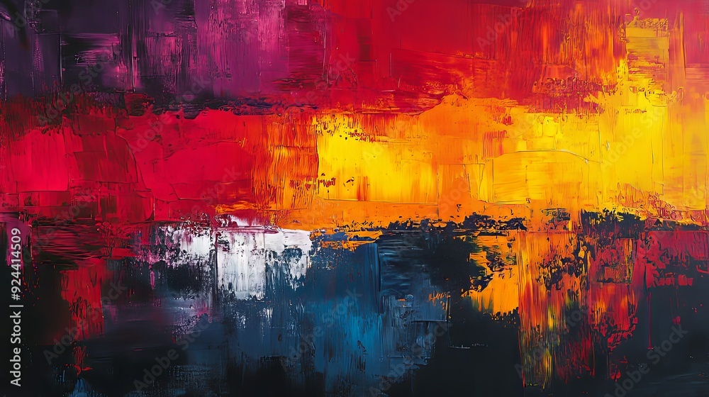 Inner Reflections. A powerful abstract acrylic painting exploring self ...